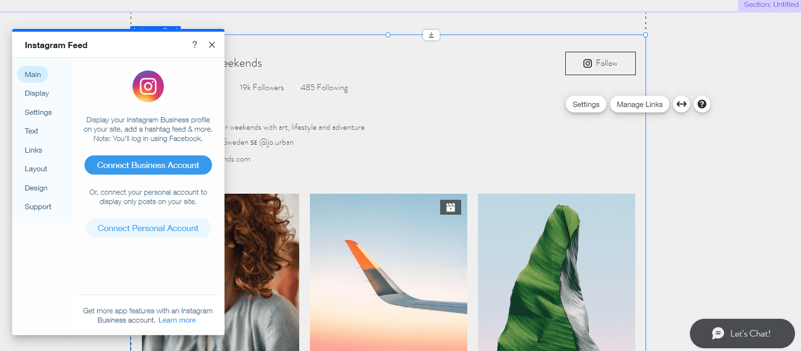 How To Embed Instagram On Your Wix Website How To Embed Instagram On Your Wix Website